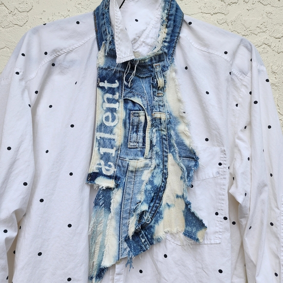 Ivana Ruzzo | Accessories | Designer Upcycled Denim Tie Hippie Chic ...
